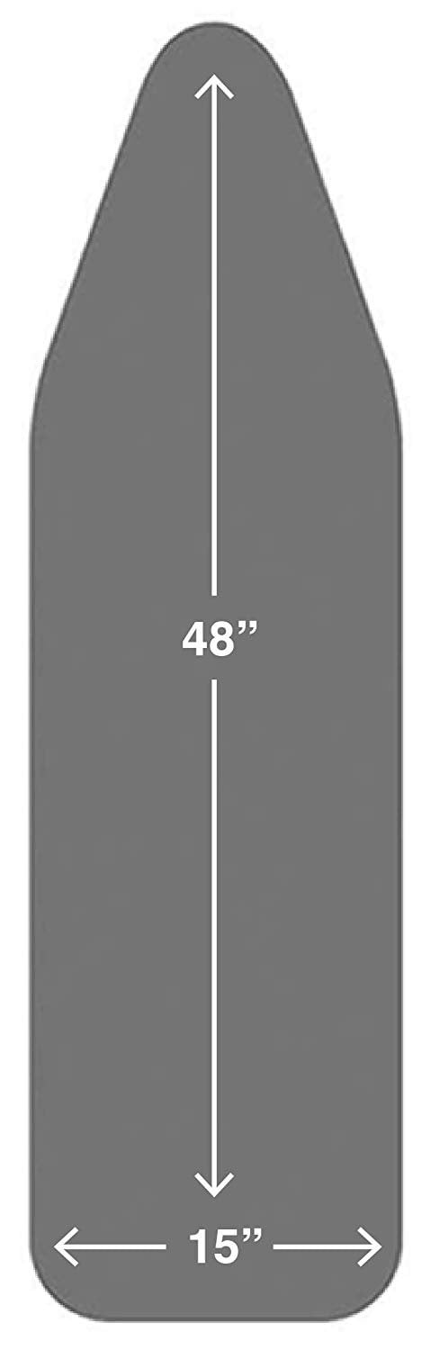 Free Shipping! TIVIT 15 x 48 Ironing Board Cover with Pull Bungee Fit ...