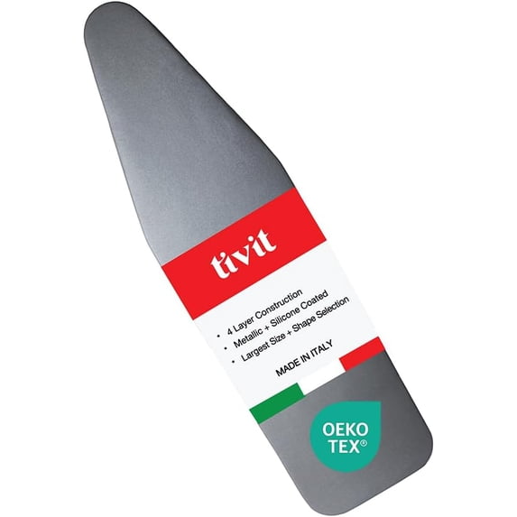 TIVIT Ironing Board Covers - Made in Italy - 19 x 49 Durable Alumitek ...