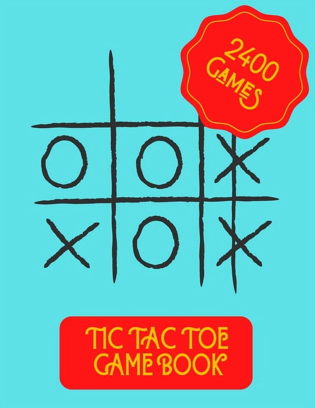 TIc Tac Toe Game Book: 2 Player Activity Book, Blank & Large Pages 8.5 ...