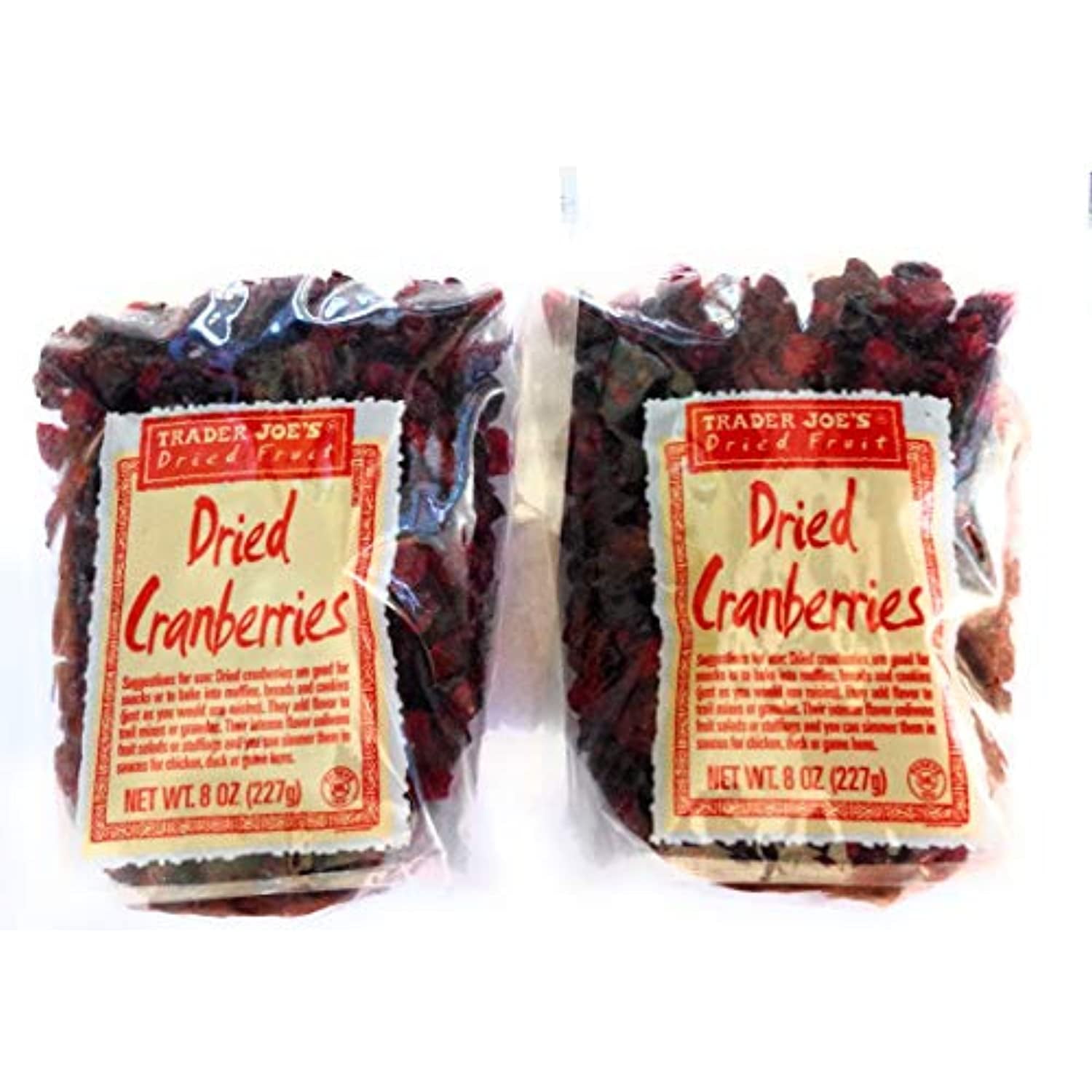 TJ Dried Cranberries, 8 Oz (Pack Of 2) - Walmart.com