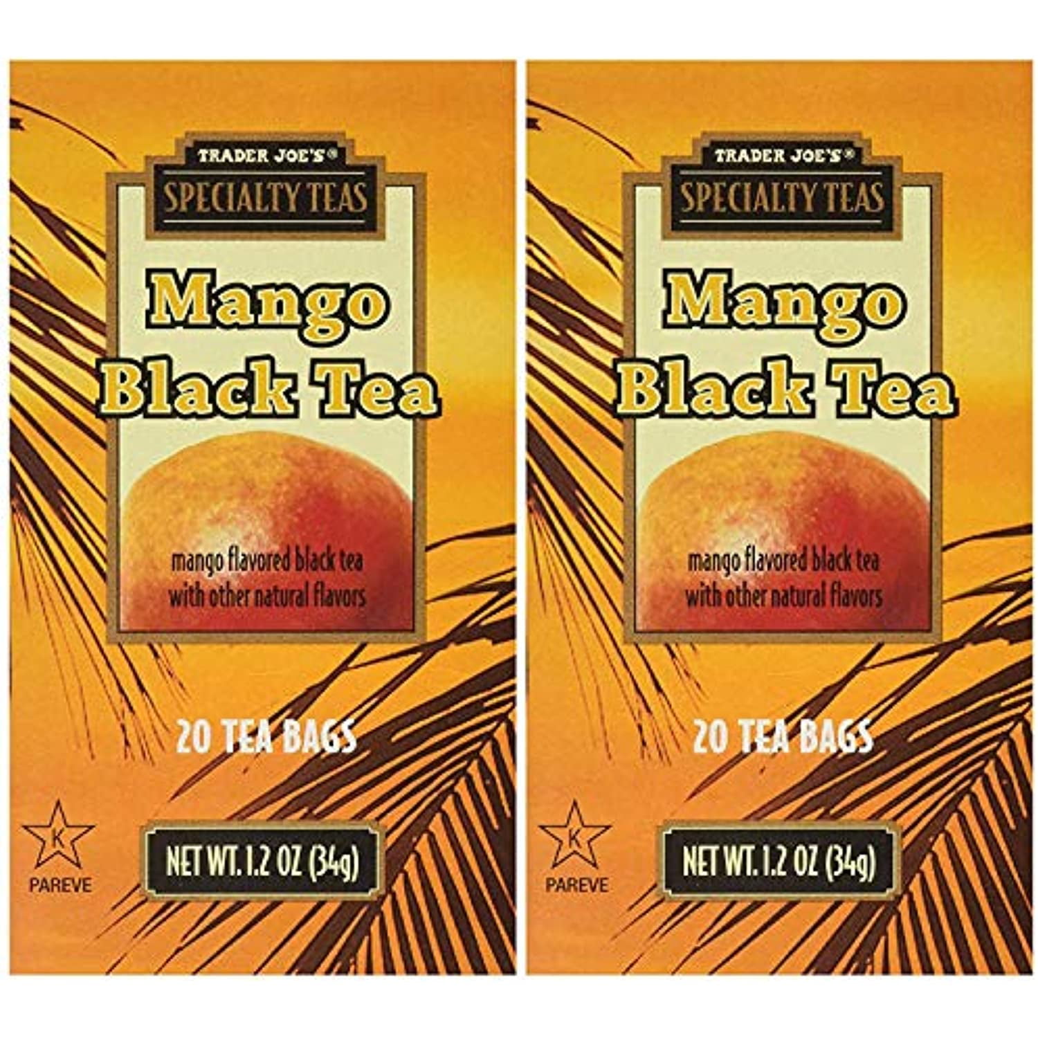 TJ Mango Black Tea - Pack Of 4 - Walmart.com