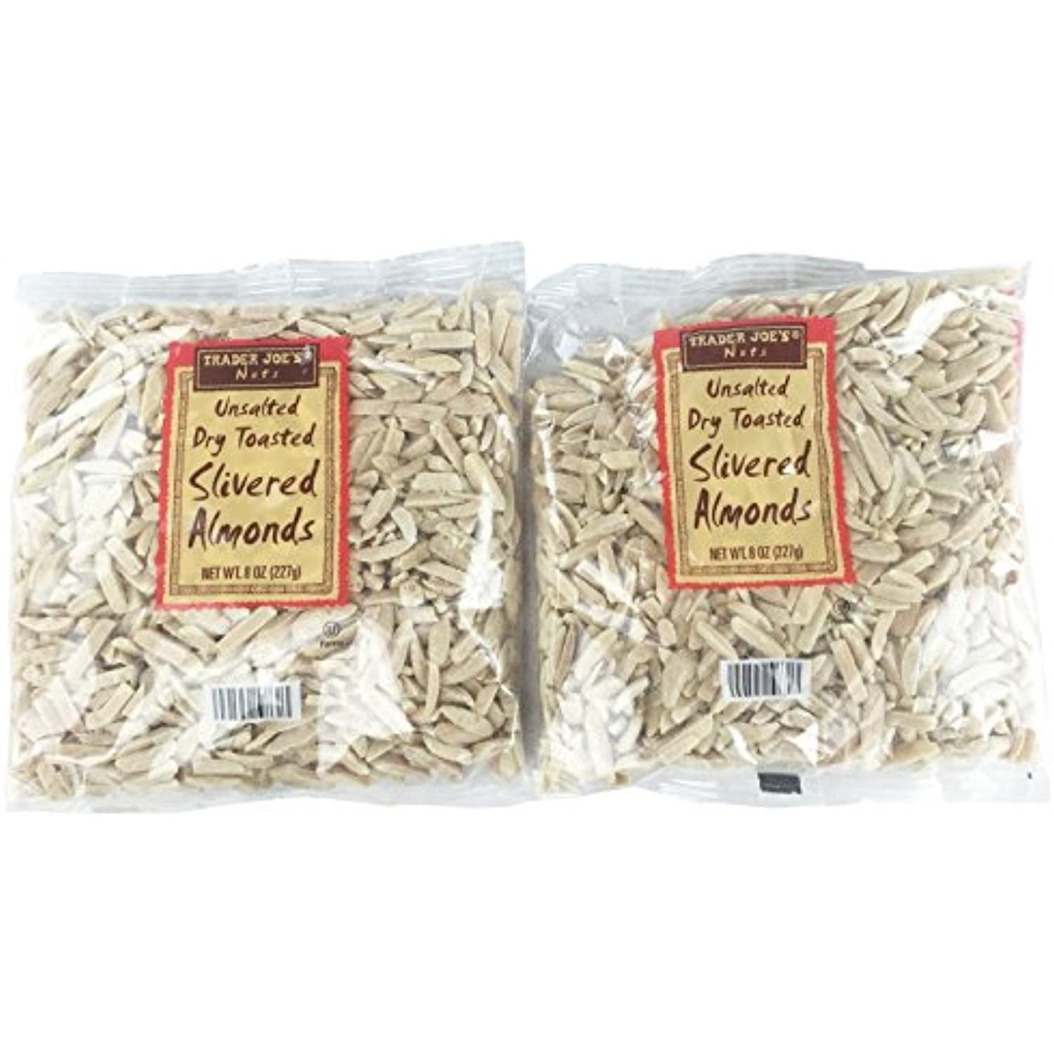 TJ Unsalted, Dry Toasted Slivered Almonds (Pack Of 2) - Walmart.com