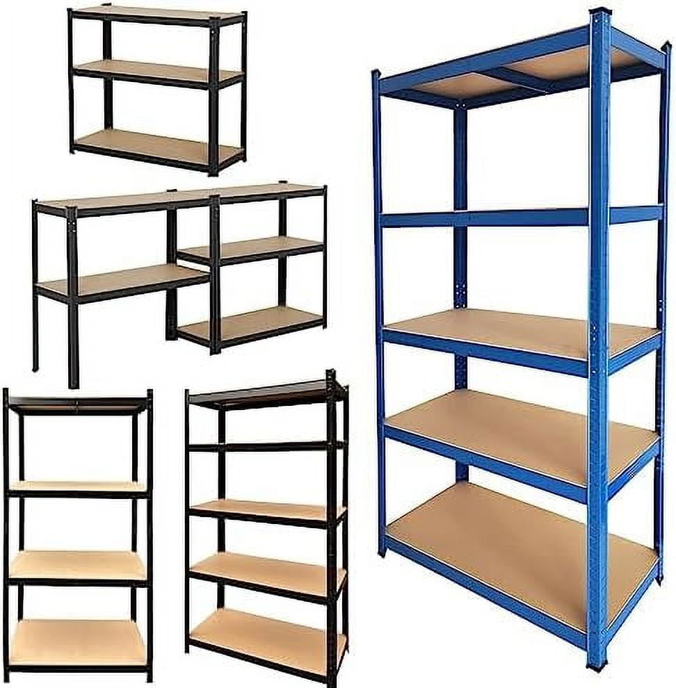 TJCGDTY Garage Shelving Workshop Racking 5 Tier Boltless Garage ...