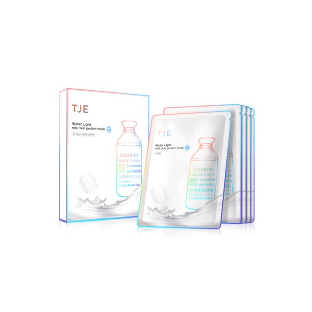 TJE Moisturizing Milk Skin Protein Mask，Hydrating, Brightening, Dry ...
