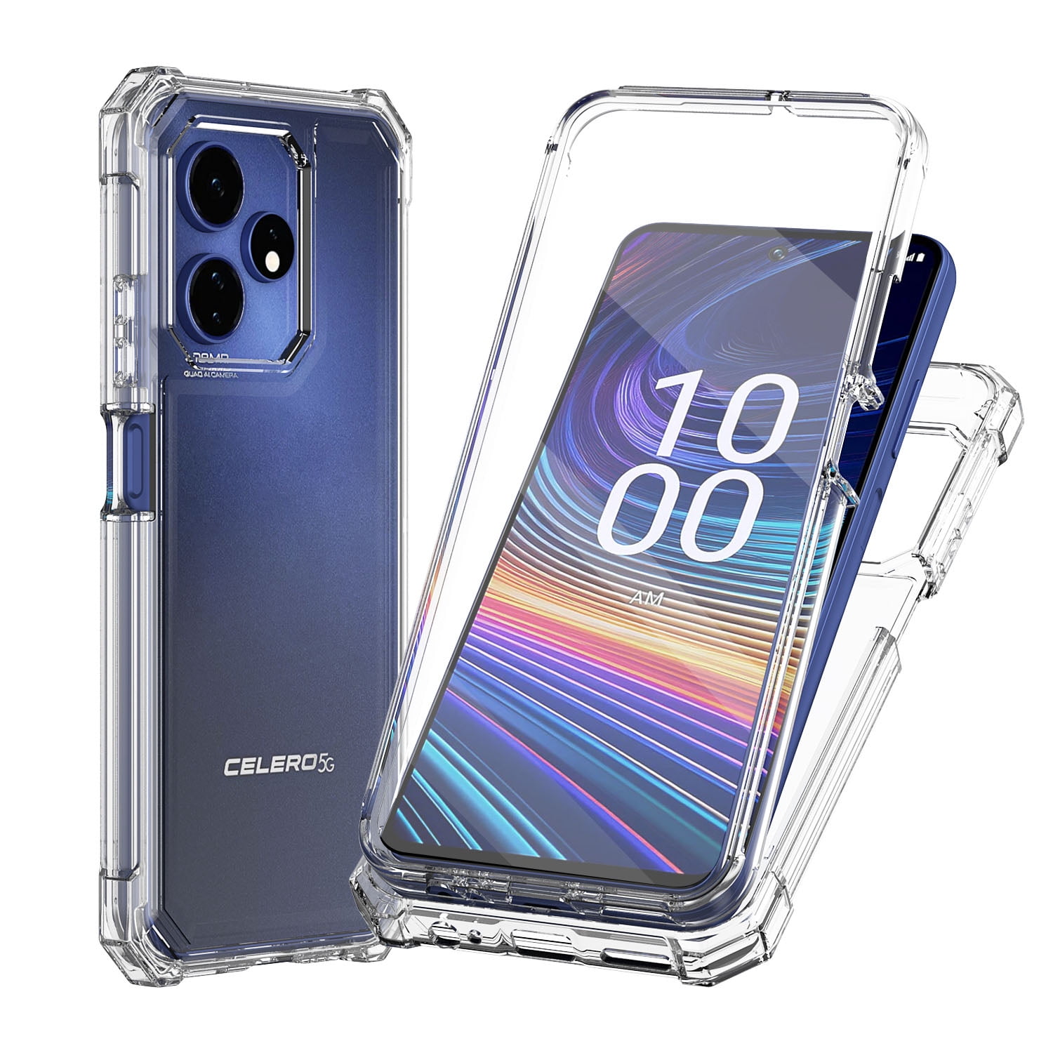 TJS for Boost Mobile Celero 5G Plus 2024 (3rd Version) Phone Case, with Built-in Screen ...