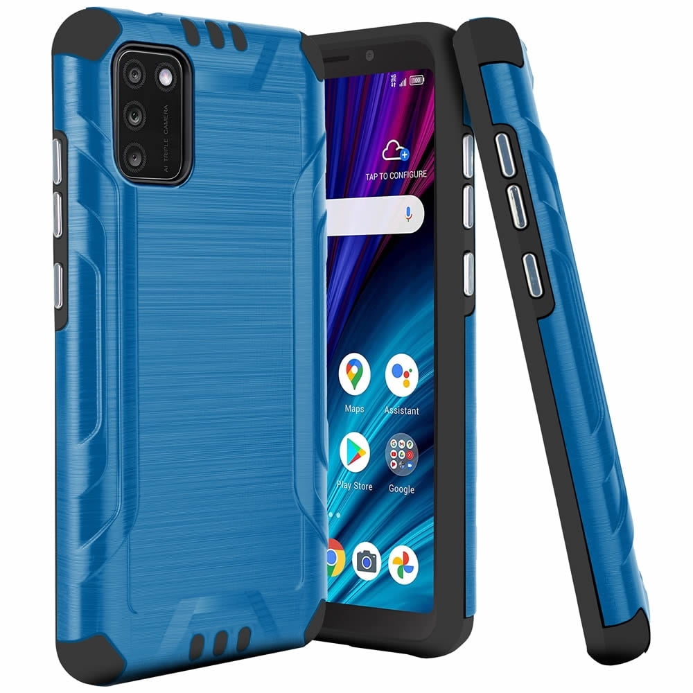 TJS Compatible with Alcatel TCL A3X A600DL Case with Tempered Glass ... TJS Compatible with Alcatel TCL A3X A600DL Case with Tempered Glass ...