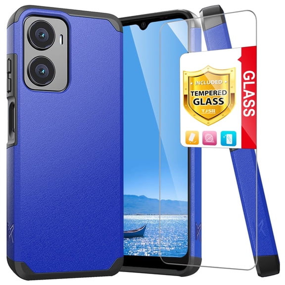 Cricket Wireless Outlast 5G 128GB, 6GB RAM (Prepaid) - Midnight Majesty ...