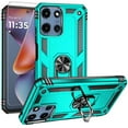 TJS Motorola Moto G 5G 2025 Phone Case, Teal, Shockproof Kickstand ...