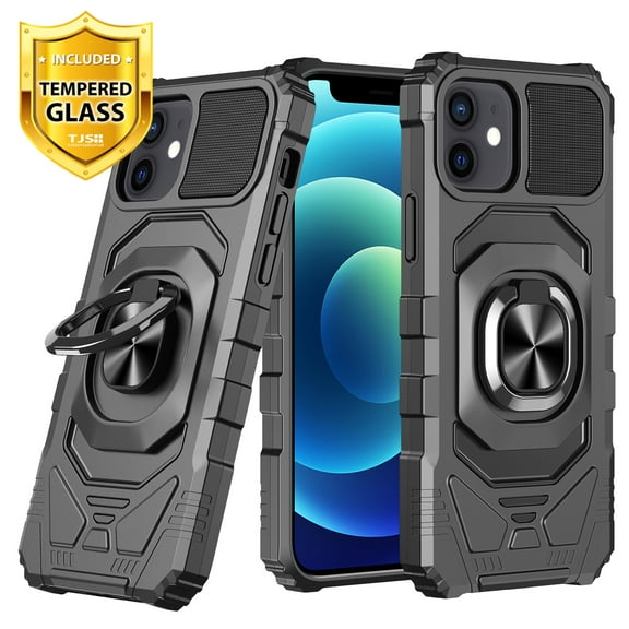 For iPhone 17 Pro Matte Magnetic Hybrid with Metal Kickstand Case ...