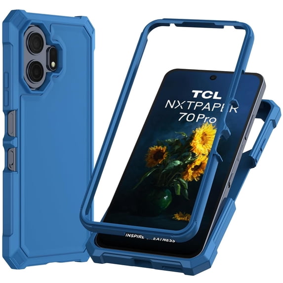 TJS Phone Case for TCL NXTPAPER 70 Pro, Full Body Protective Heavy Duty ...