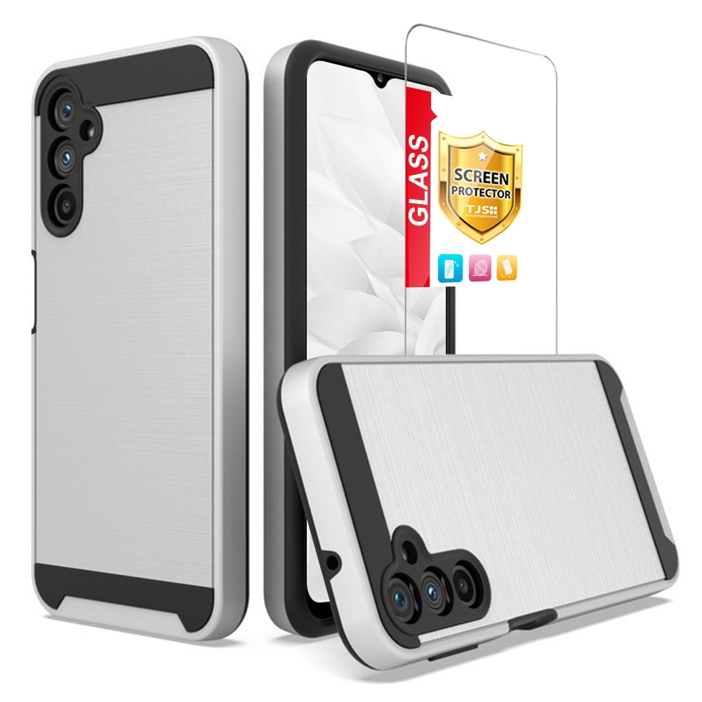 for Samsung Galaxy A14 5G Phone Case, with Tempered Glass Screen ...