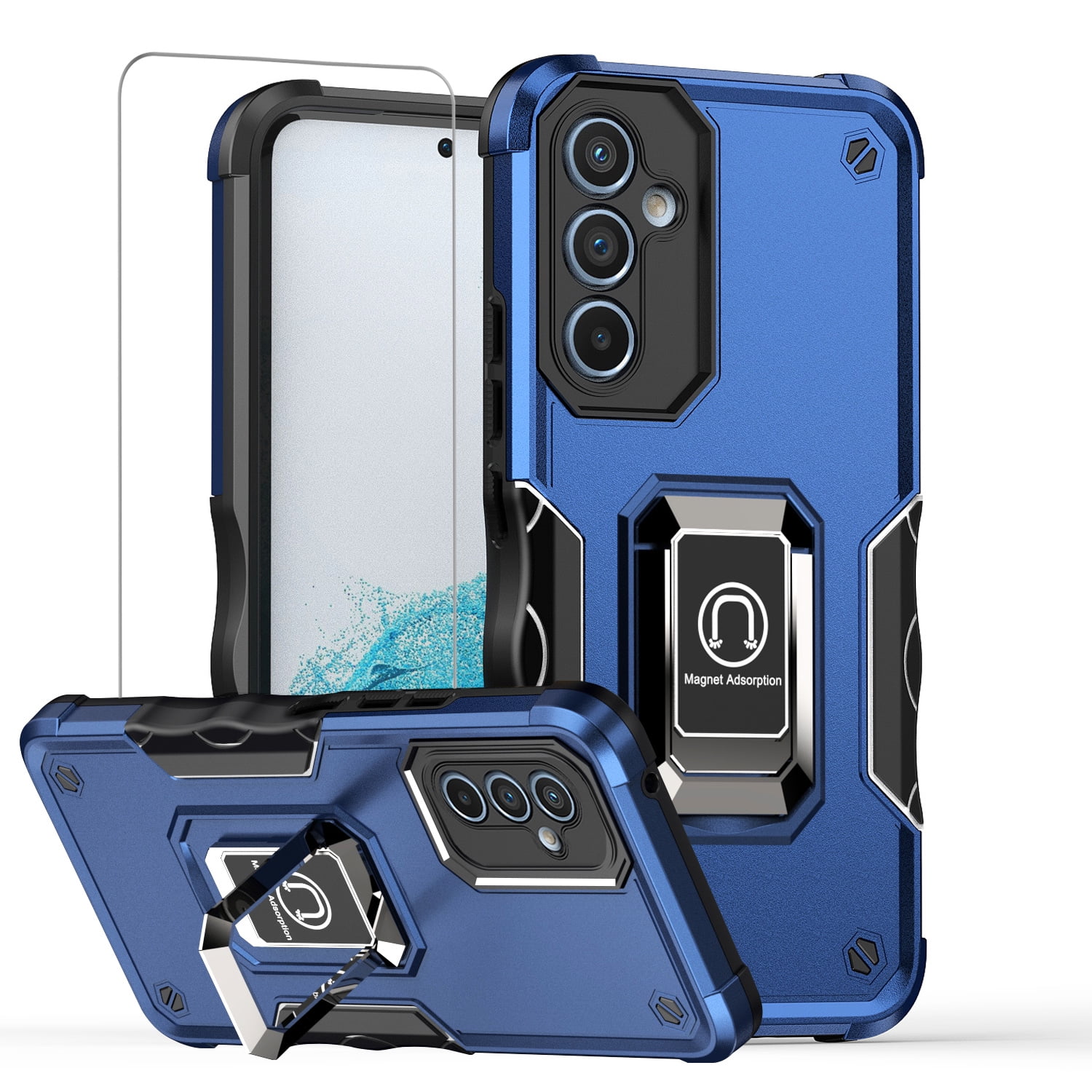 TJS Samsung Galaxy A54 5G Case, Military Grade, Heavy Duty, Magnetic ...
