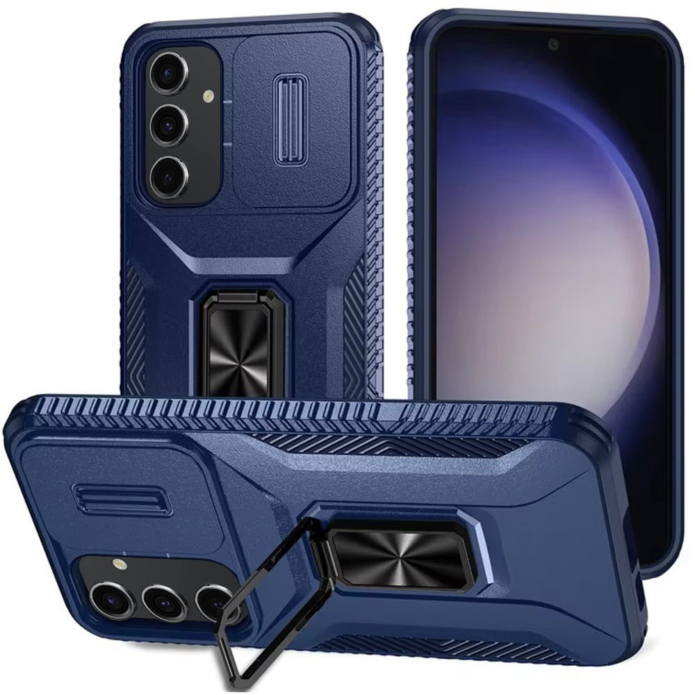 TJS for Samsung Galaxy S24 FE Phone Case, Impact Resistant Slide Camera ...