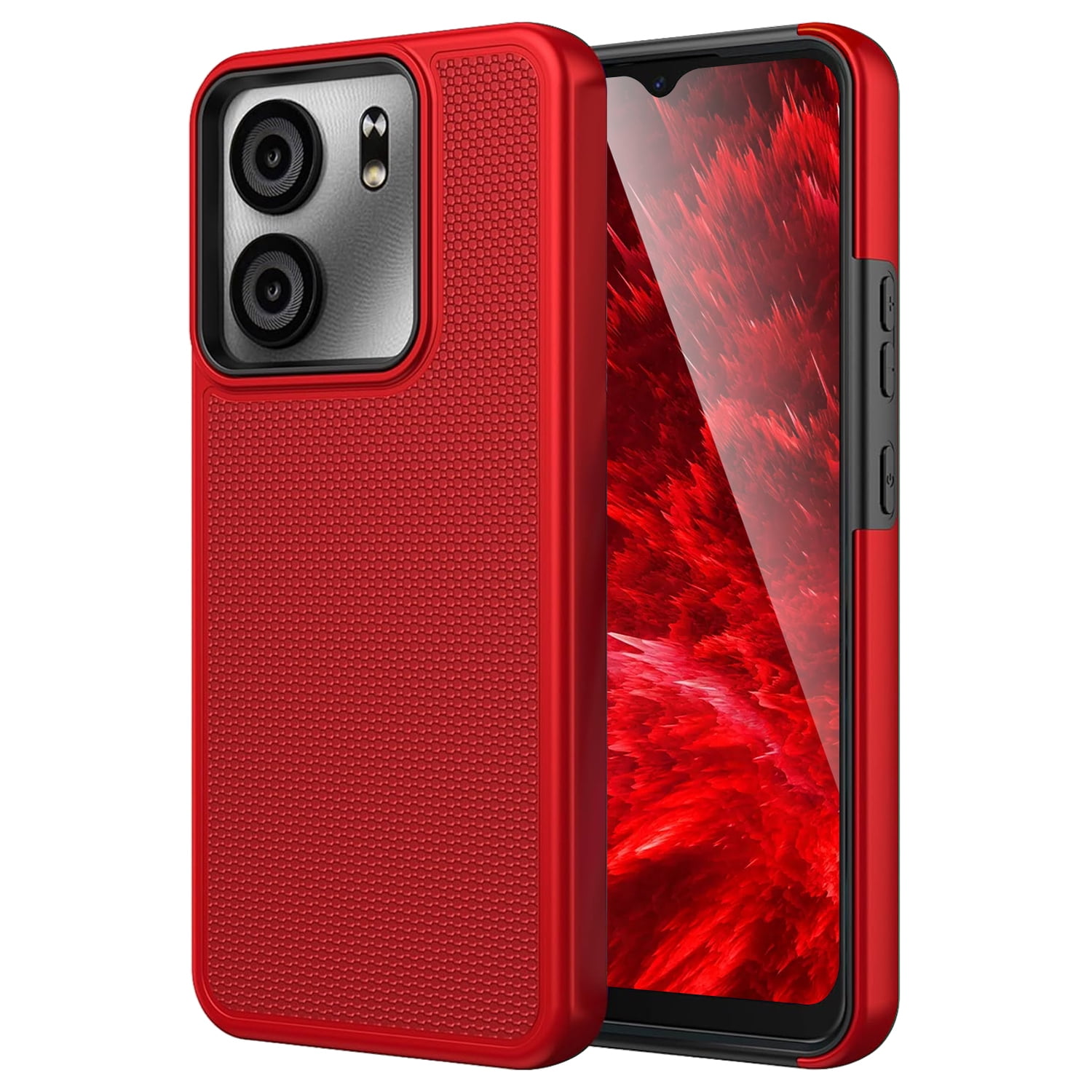 TJS for BLU View 5 (B610V) Phone Case, Slim Dual Layer Hybrid ...