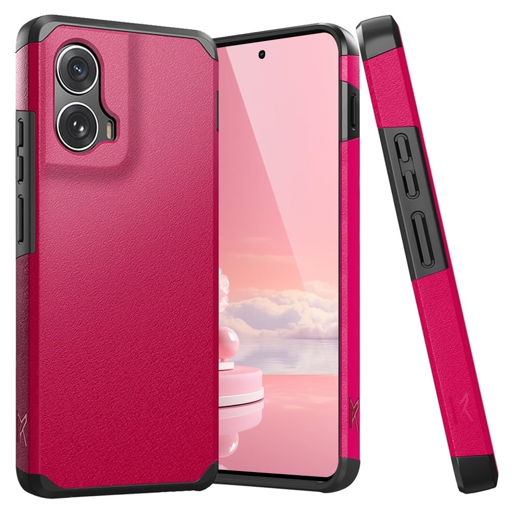 TJS Phone Case for Motorola Moto Edge 5G 2024, Dual Layer Magnetic ...