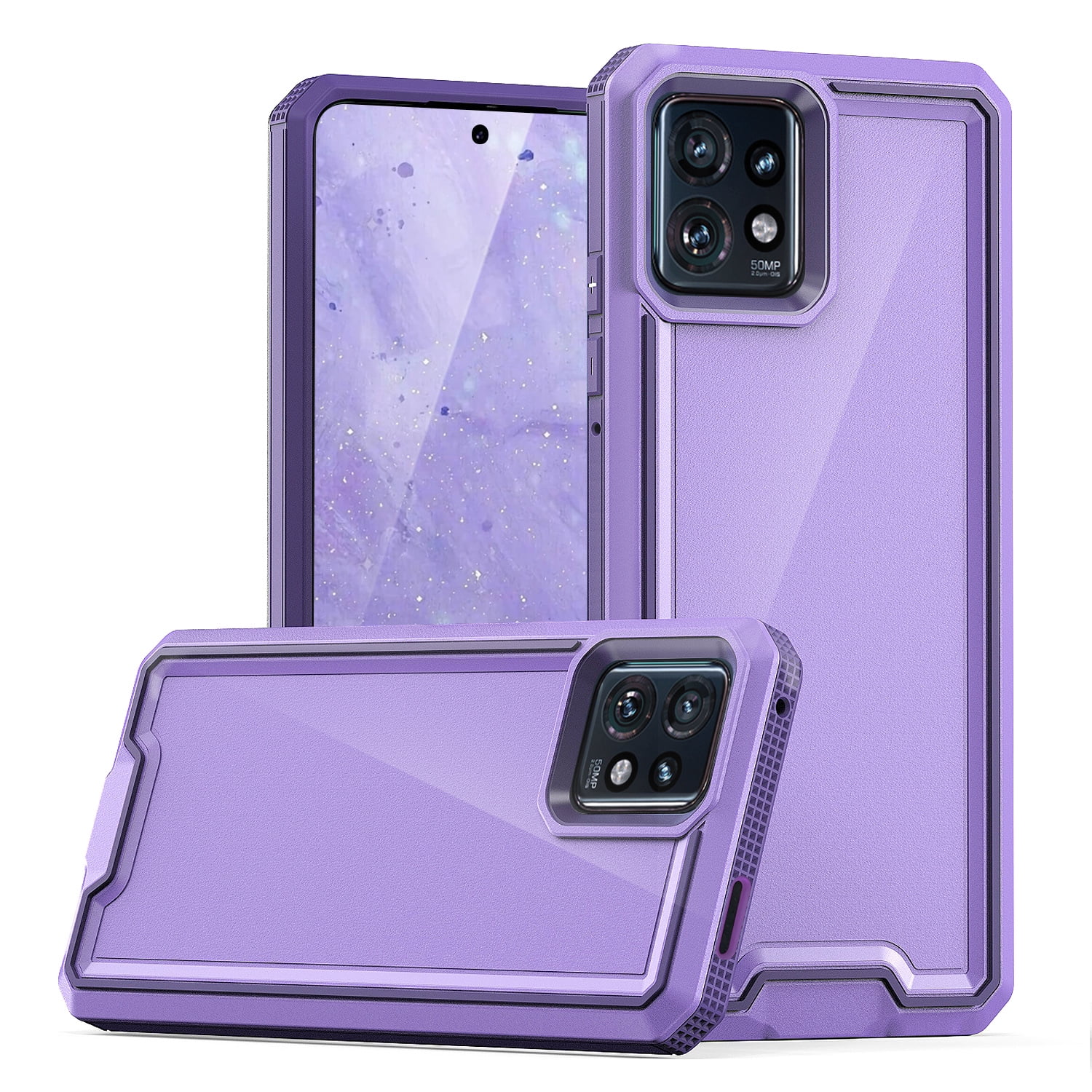 TJS for Motorola Moto Edge Plus 2023 Phone Case, Dual Layer Shockproof ...