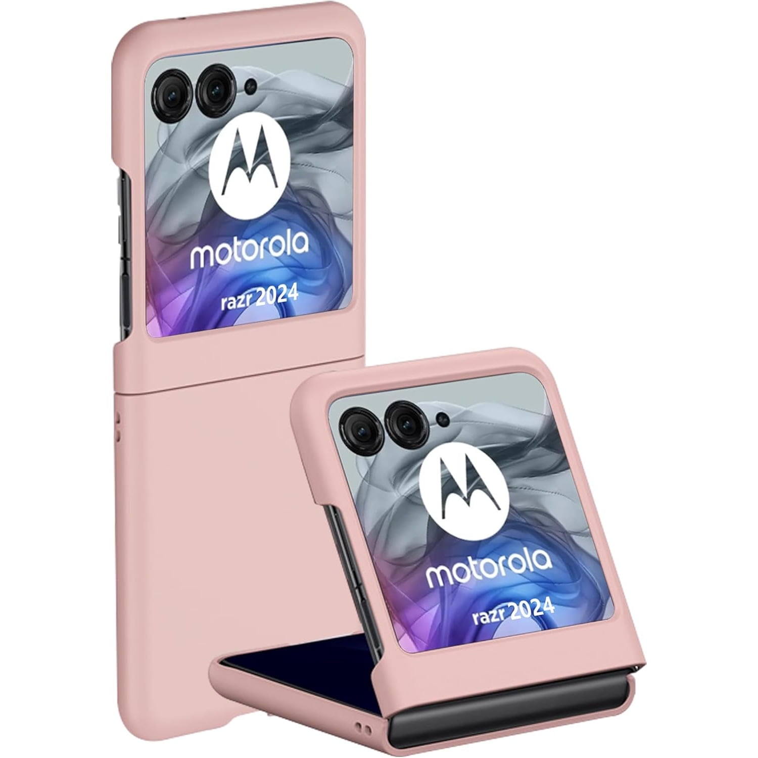 TJS for Motorola Razr 2024 Phone Case, Slim Premium Painted Mate Finish ...