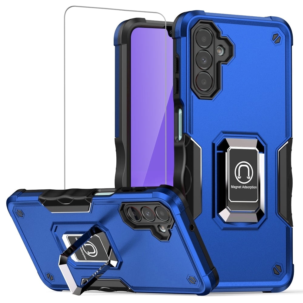 TJS Samsung Galaxy A16 5G Phone Case, Tempered Glass Protector ...