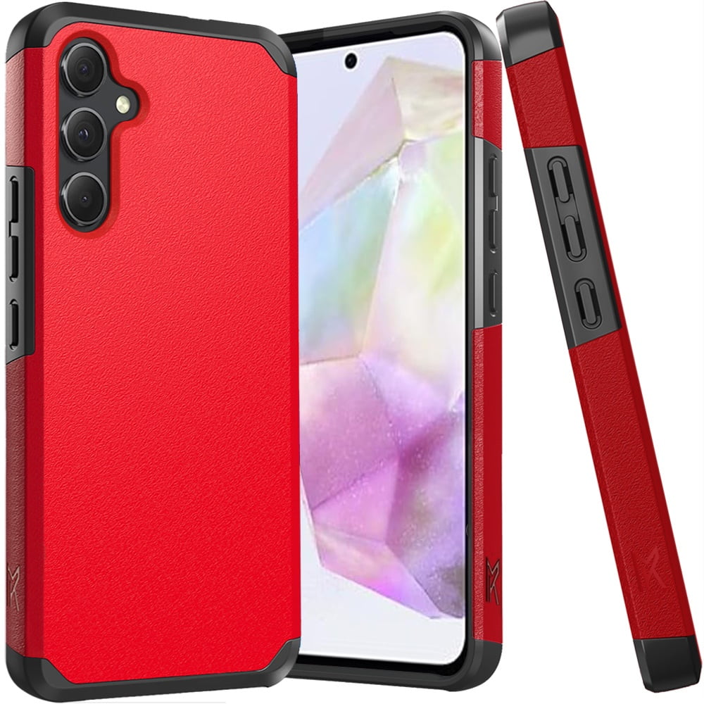 TJS for Samsung Galaxy A36 Phone Case, Magnetic Support Dual Layer ...