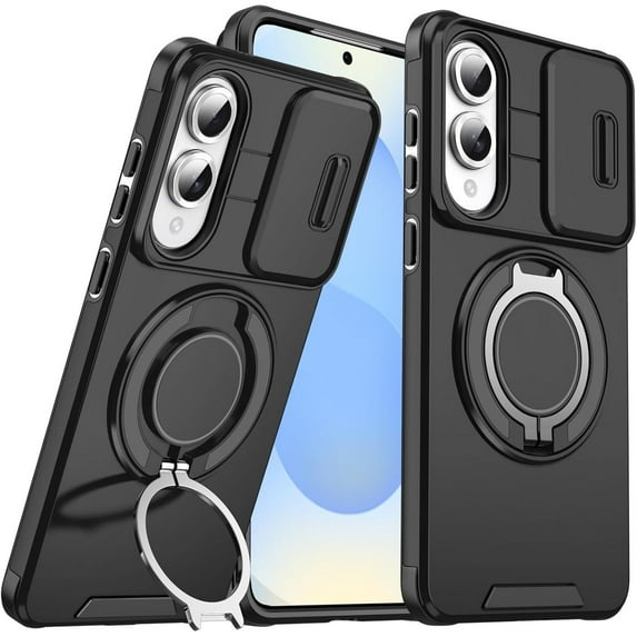 TJS Phone Case for Samsung Galaxy S25 Edge, Privacy Camera Dual Layer ...