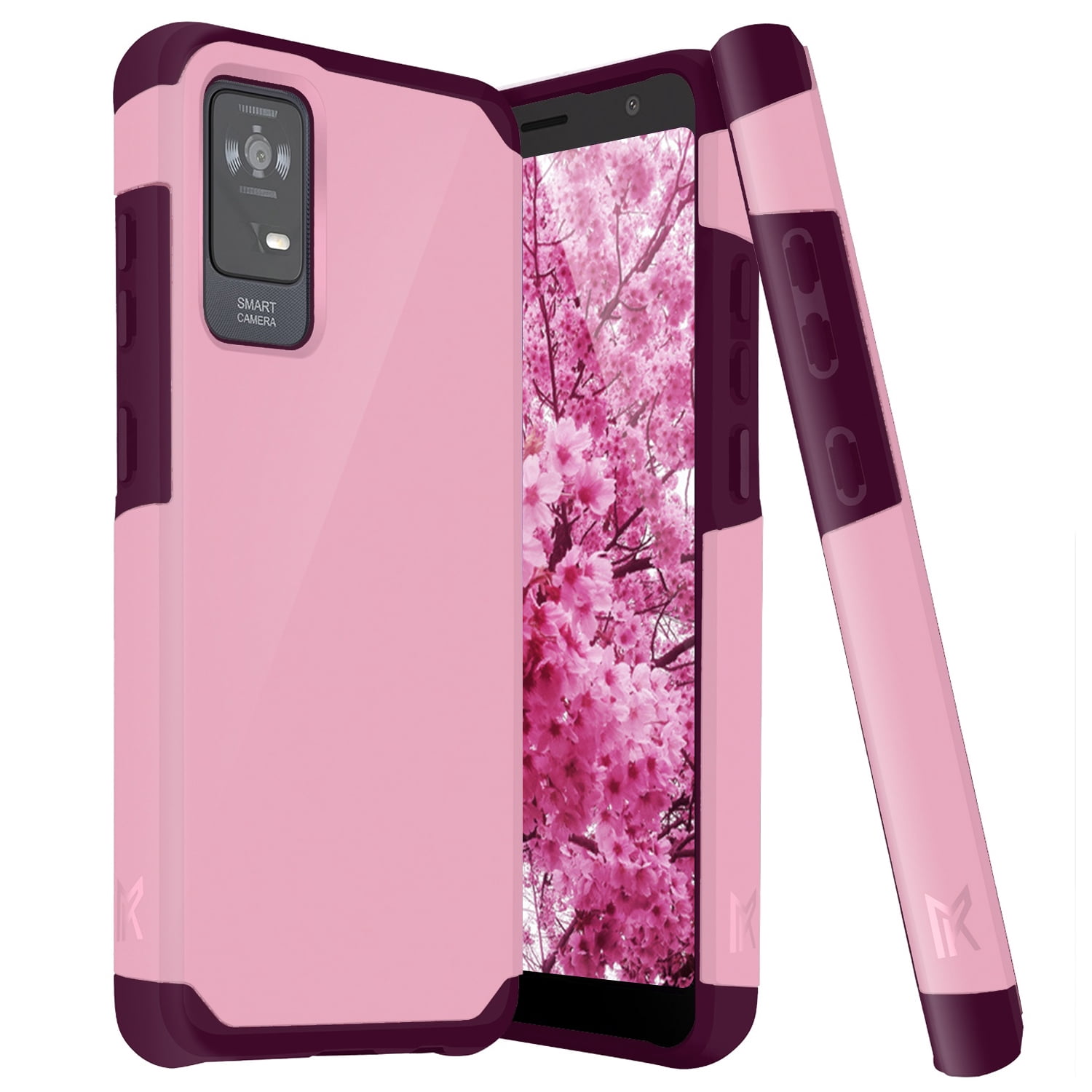 TJS TCL ION X/V/40Z Phone Case, Magnetic Support, Dual Layer, Shock ...