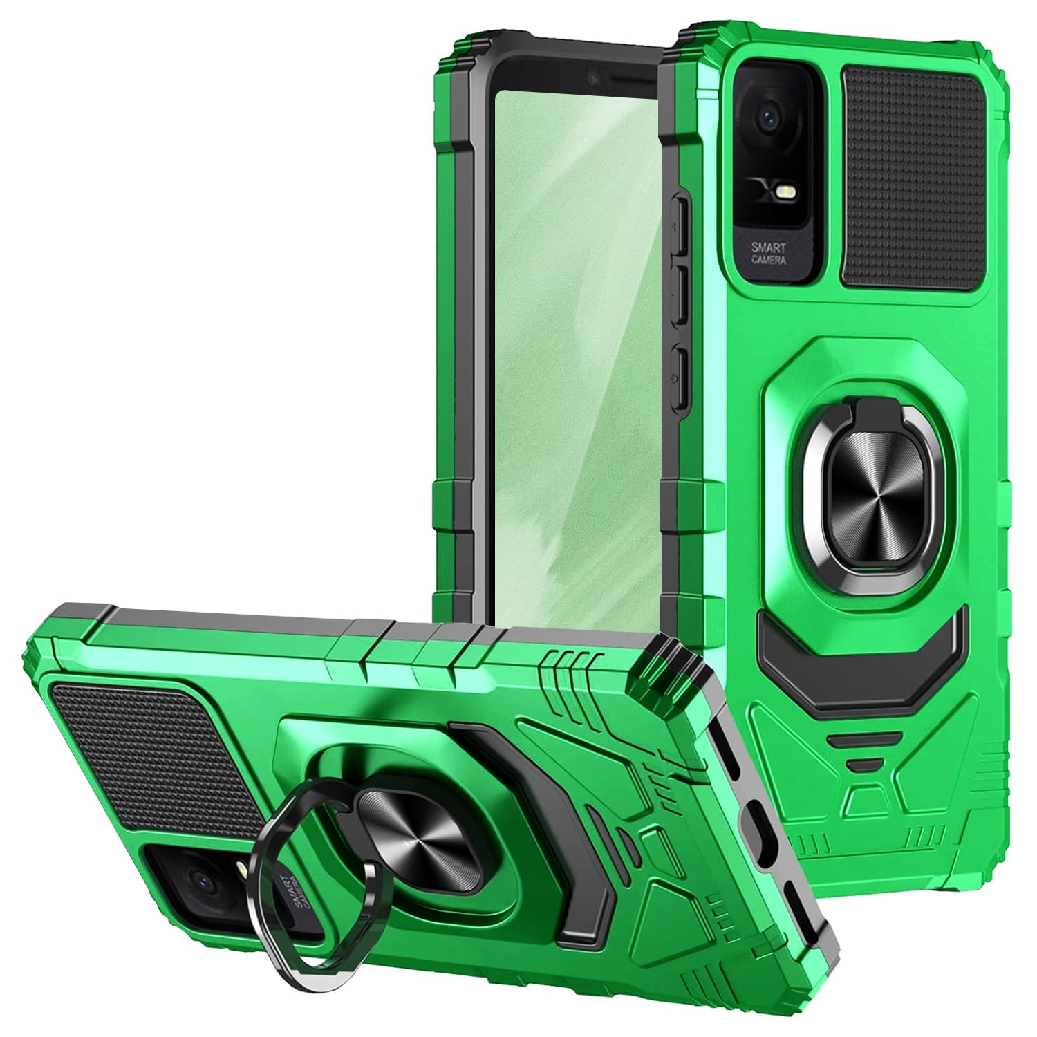 TJS for TCL ION X / ION V Phone Case, [Military Grade] Robotic Magnetic ...