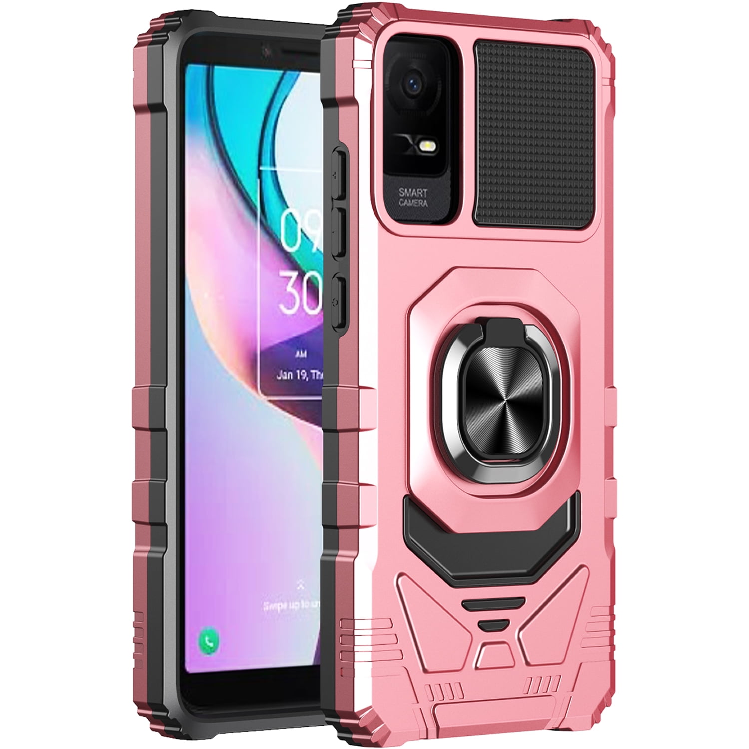 TJS for TCL ION X / ION V Phone Case, [Military Grade] Robotic Magnetic ...