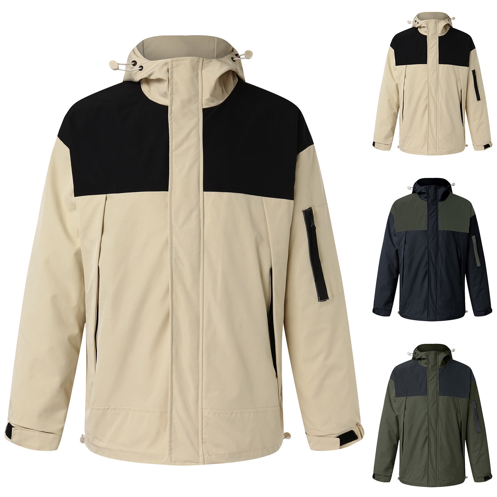 TJUJUSO Jacket Warm Winter Snowcoat Mountain Windbreaker Snowboarding ...