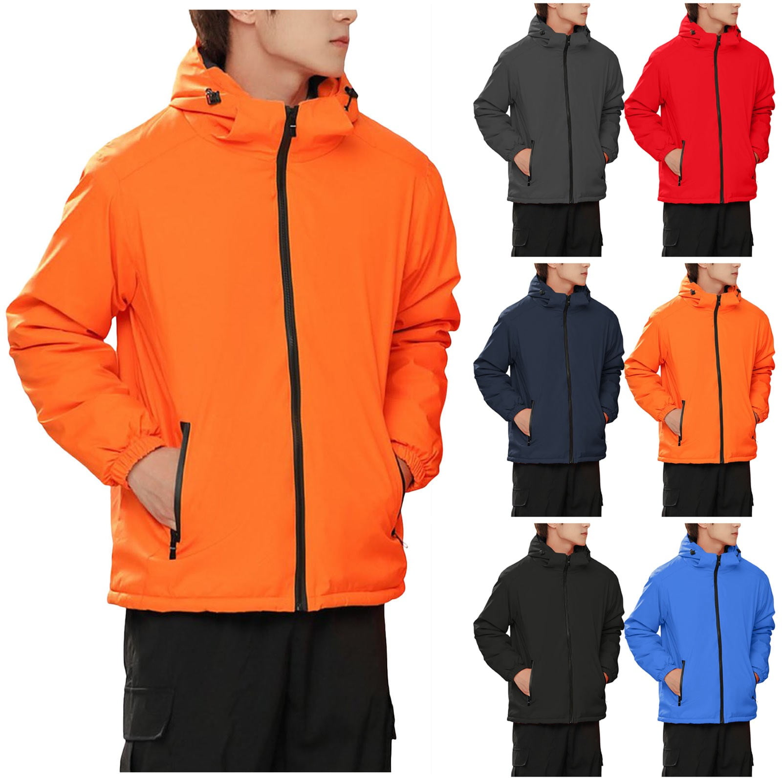 TJUJUSO Mountain Water-Proof Ski Jacket Winter Windbreaker Warm Hooded Snowboarding Raincoat ...