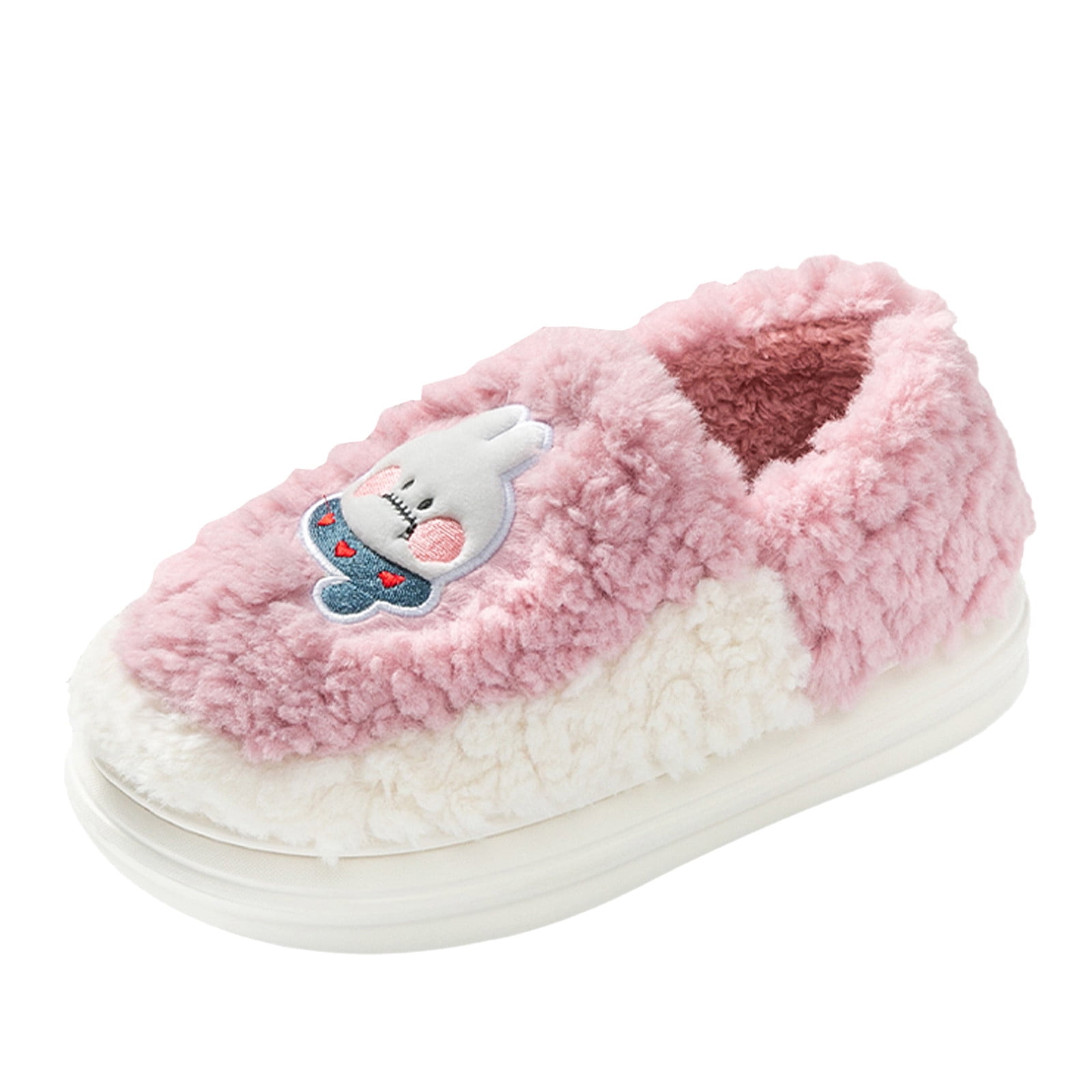 TJUJUSO Unisex Womens Cozy Scuff Slippers Casual Slip On Warm Home ...