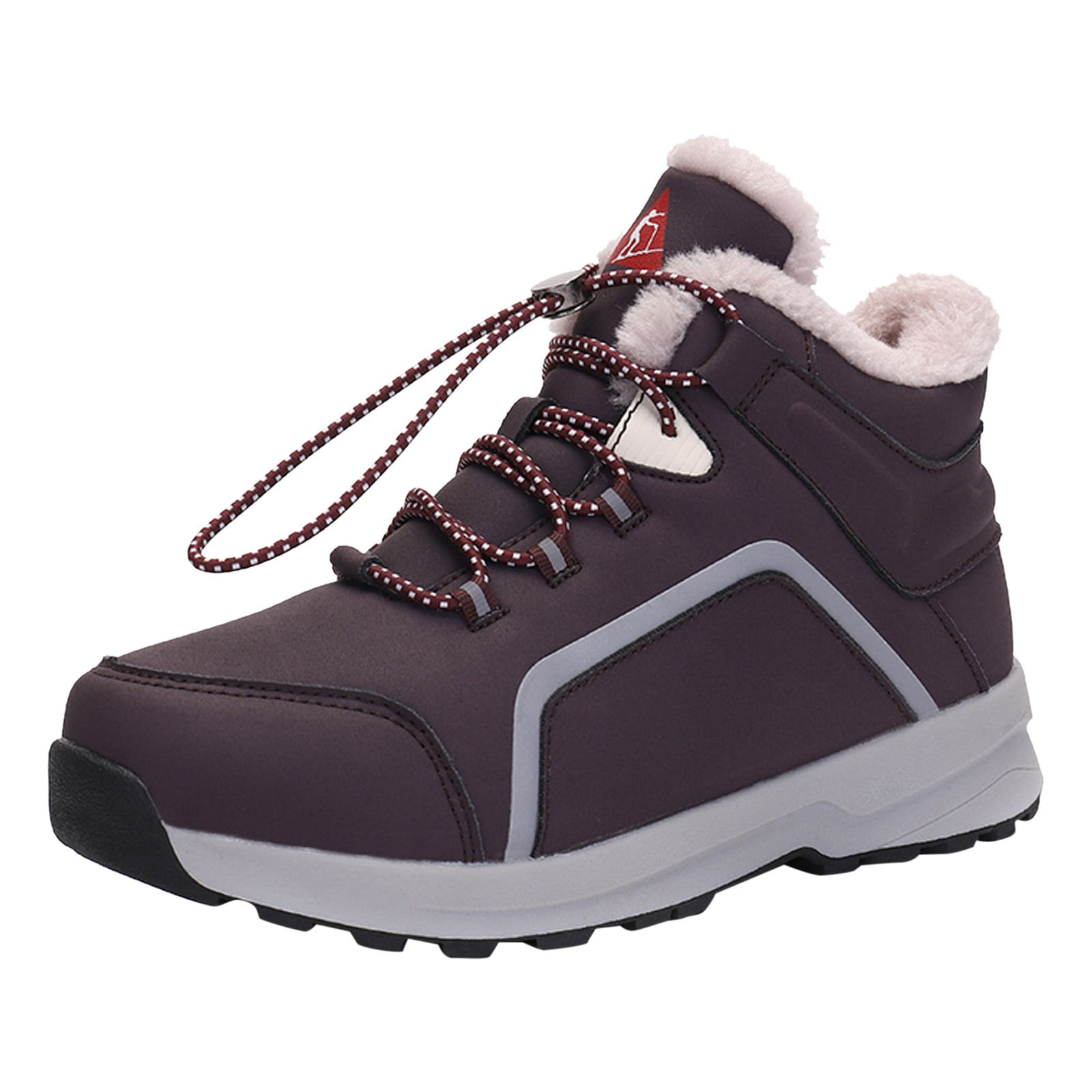 TJUJUSO Winter Boots Snow: No Slip Winter Boot Ankle Outdoor Flat ...