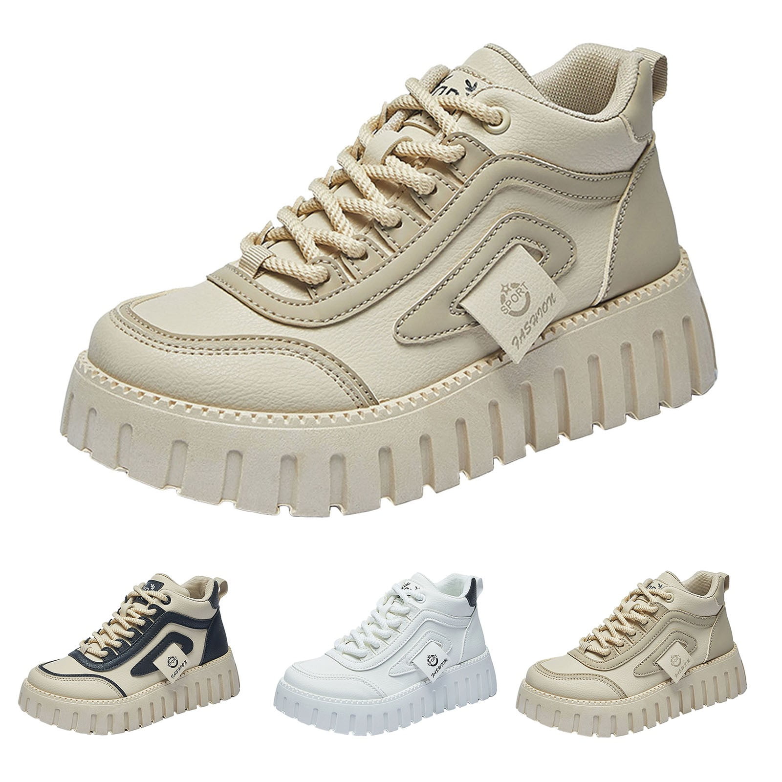 TJUJUSO Winter Boots Snow No Slip Winter Boot Ankle Outdoor Flat ...