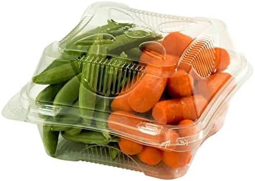 TJUNBOLIFE 100% Compostable Takeout Container by Made from Ingeo Clear ...