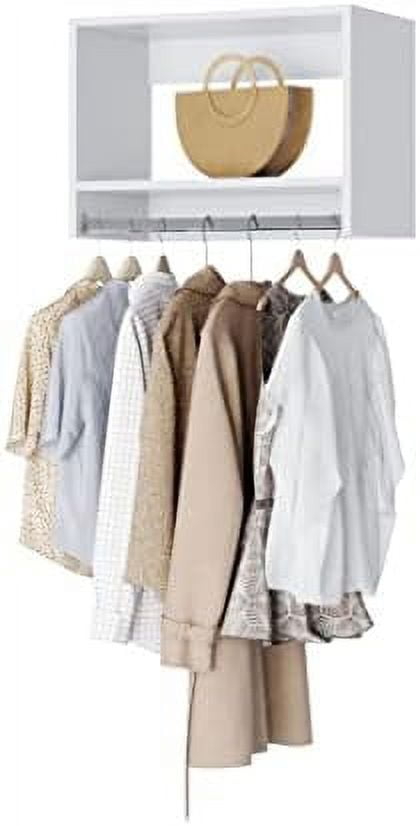 TJUNBOLIFE Tall Hanging Closet Unit - Modular Closet System For Hanging ...