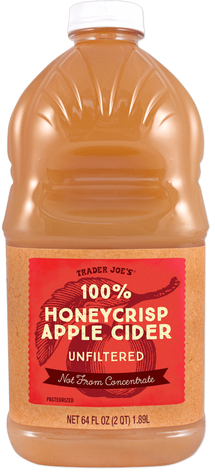TJs 100% Honeycrisp Apple Cider Unfiltered 64 Fl Oz - Pack of 5 ...