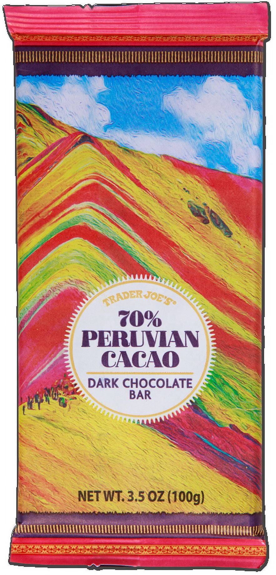 TJs 70% Peruvian Cacao Dark Chocolate Bar 3.5 Oz - Pack of 3 - Walmart.com