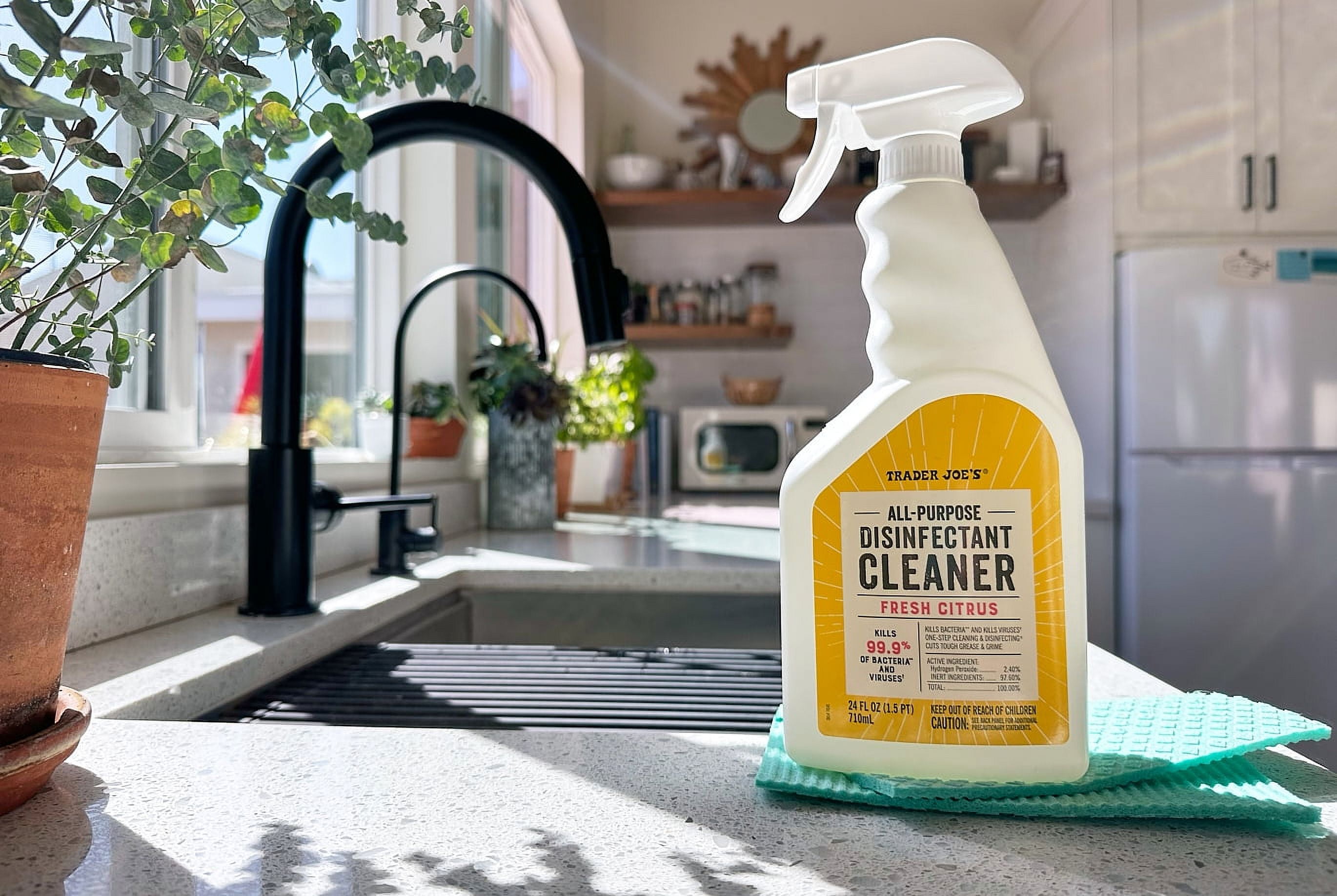 TJs All Purpose Disinfectant Cleaner 24 Fl Oz - Pack of 5 - Walmart.com