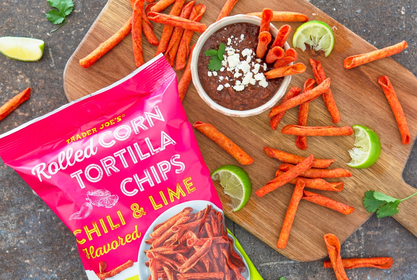 TJs Chili & Lime Flavored Rolled Corn Tortilla Chips 9 Oz - Walmart.com