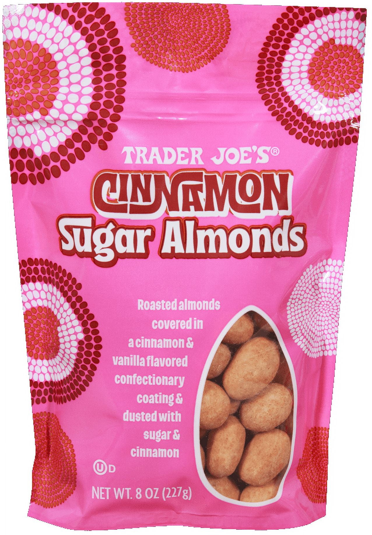 Pack of 2 - TJs Cinnamon Sugar Almonds 8 Oz - Walmart.com