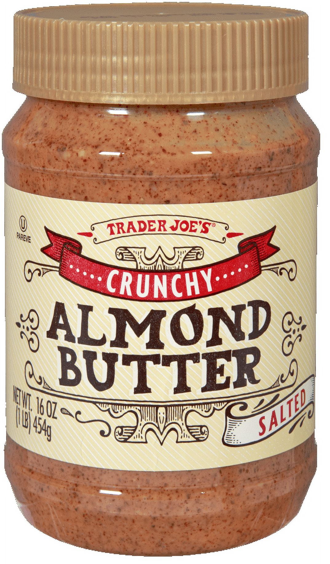 TJs Crunchy Almond Butter Salted 16 Oz - Pack of 5 - Walmart.com