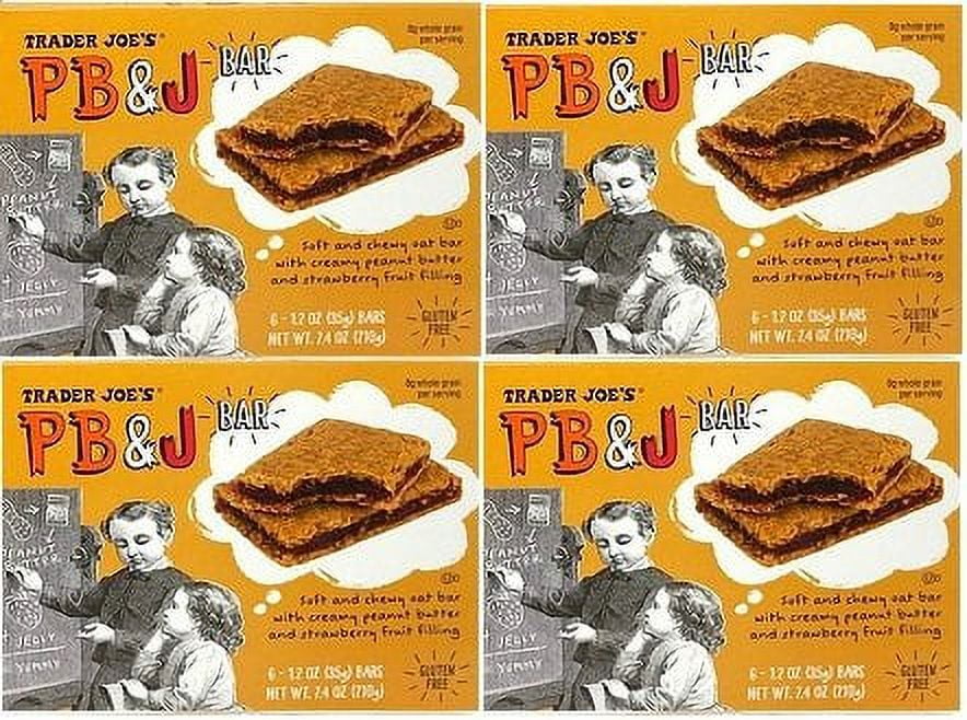 TJs Gluten Free PB&J Bars (Pack of 4) - Walmart.com