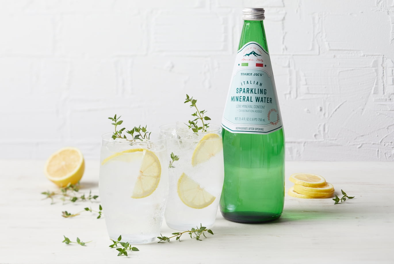 Pack of 2 - TJs Italian Sparkling Mineral Water 25.4 Fl Oz - Walmart.com