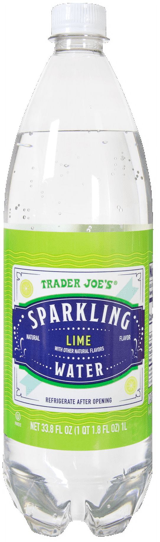TJs Lime Sparkling Water 1 L - Pack of 2 - Walmart.com