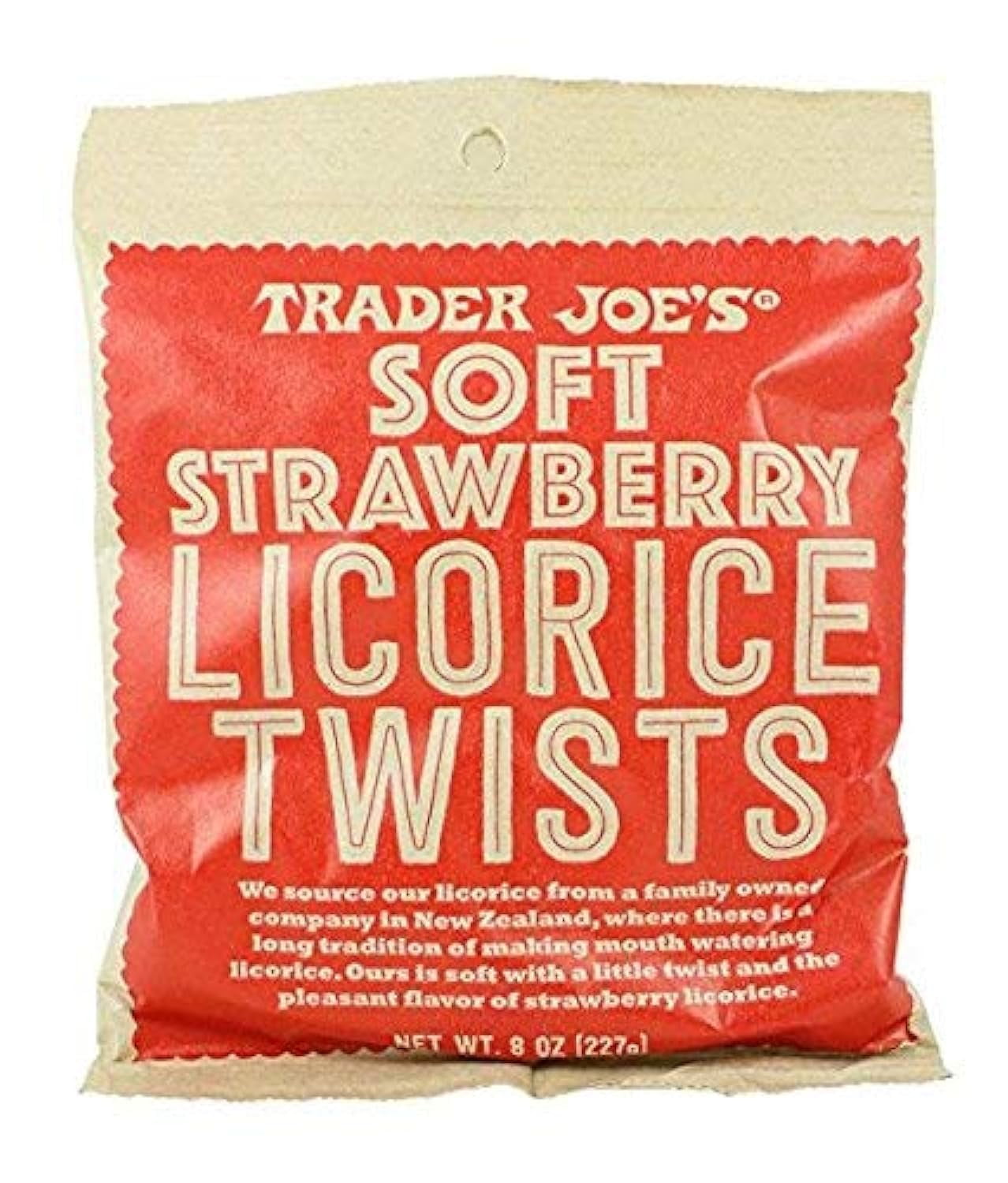 TJs Soft Licorice Twists 8oz (Strawberry Licorice, 5 Pack) - Walmart.com