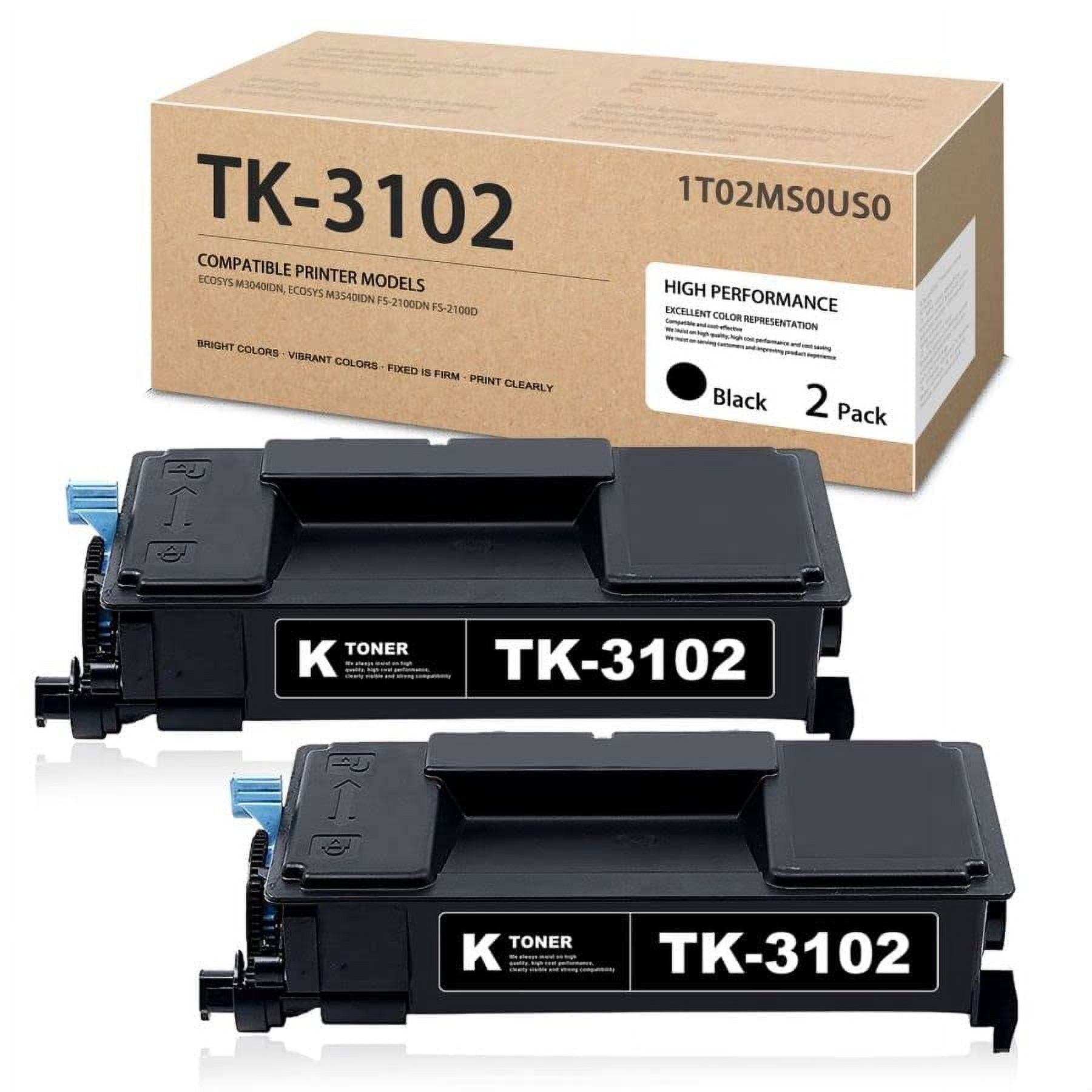 TK-3102 1T02MS0US0 Black Toner Cartridge Replacement for Kyocera TK3102 ...