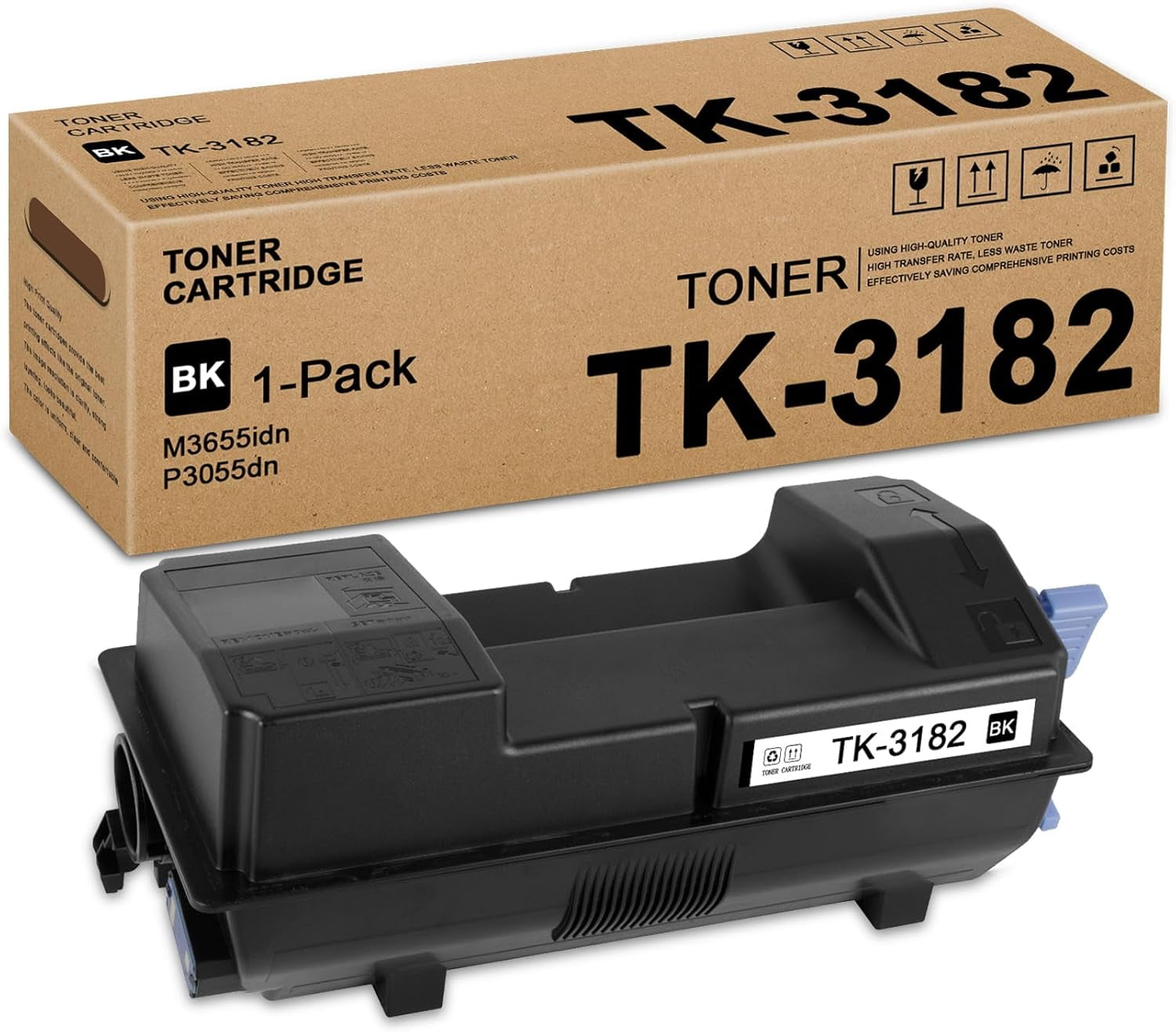 TK-3182 TK3182 Black Toner Cartridge 1-Pack - Lov TK-3182 Black Toner ...