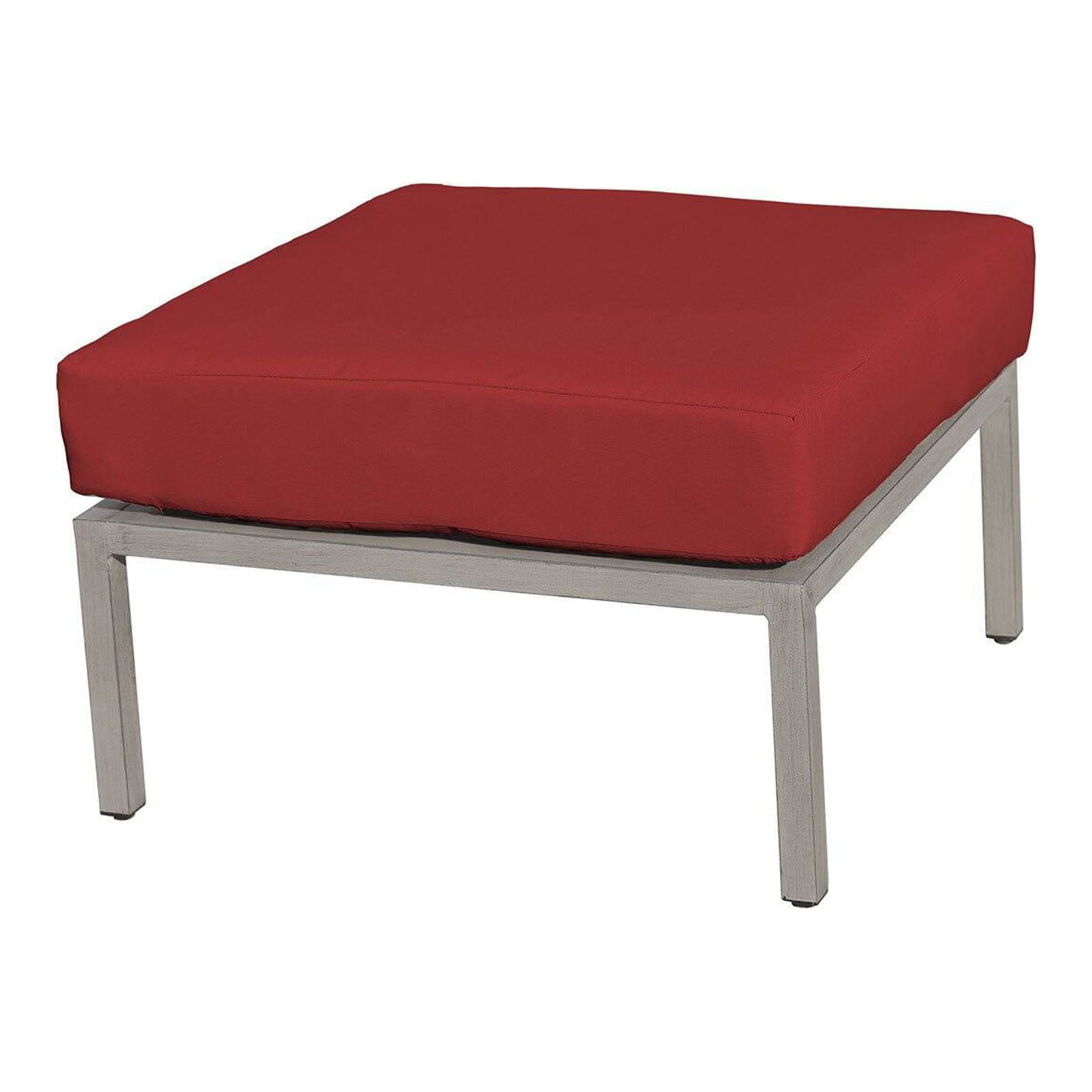 TK Classics Carlisle Aluminum Ottoman - Walmart.com