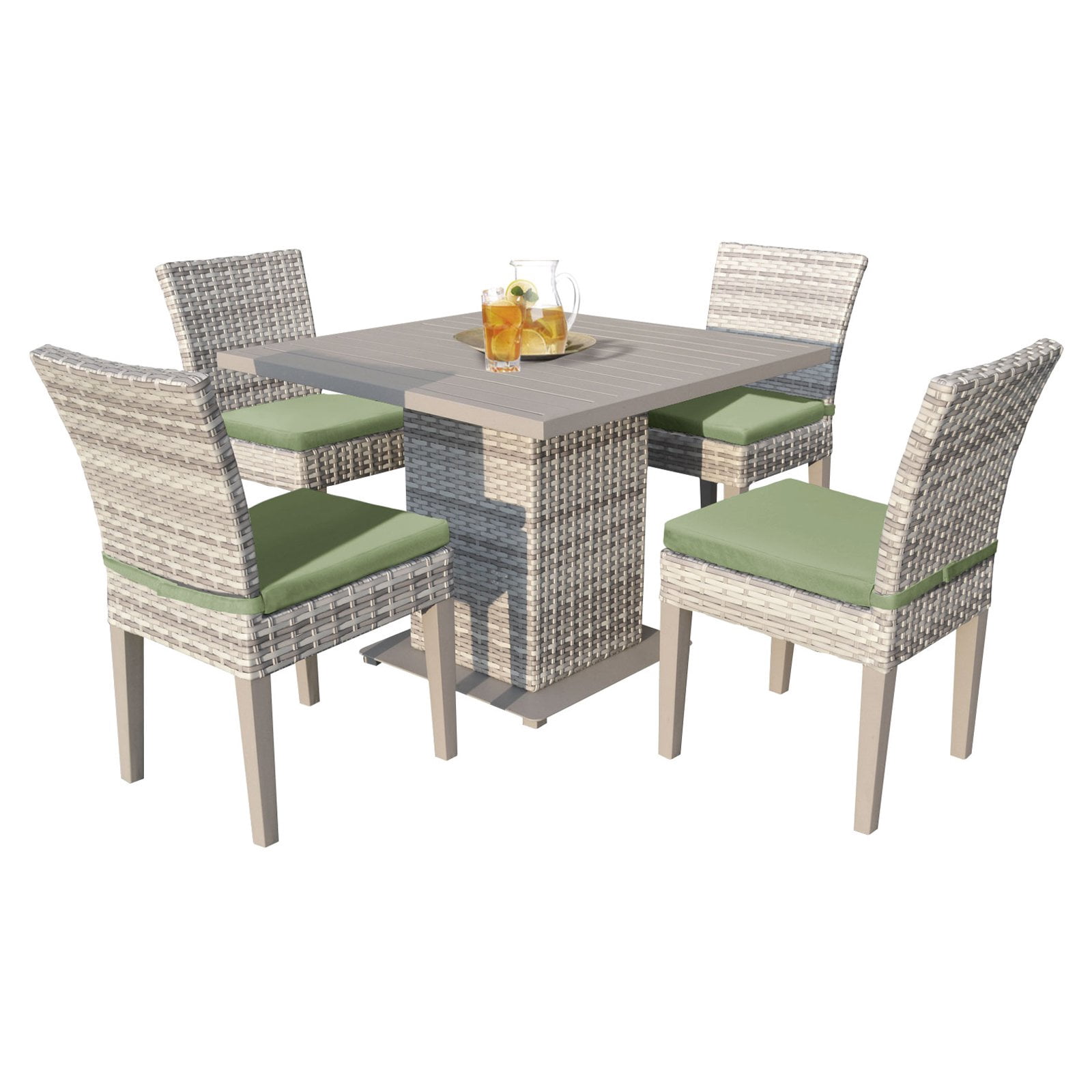 TK Classics Fairmont Square Dining Table with 4 Chairs - Walmart.com