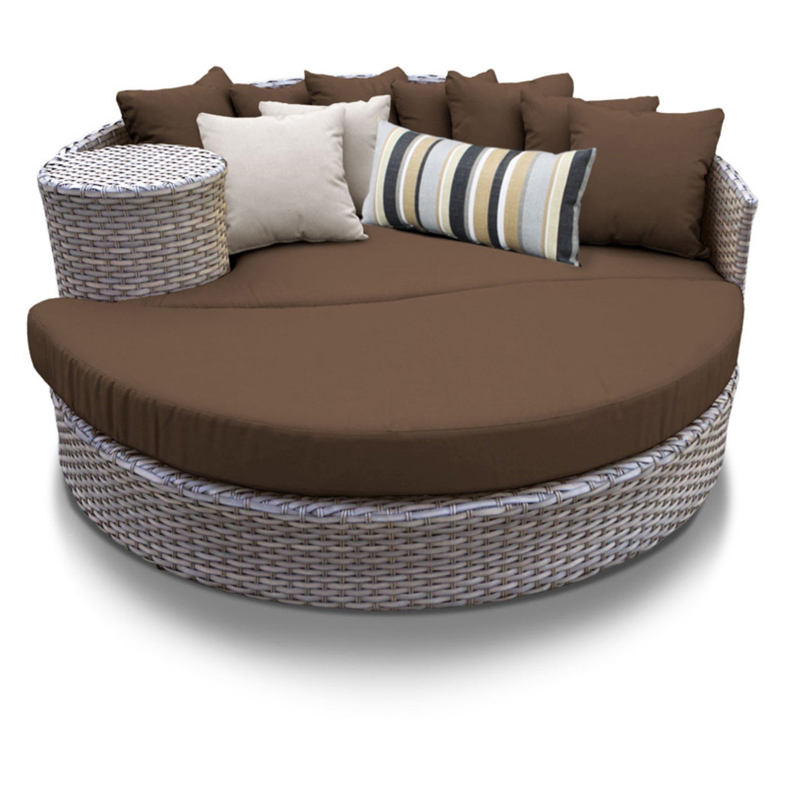 TK Classics Oasis Outdoor Wicker Sun Bed - Walmart.com