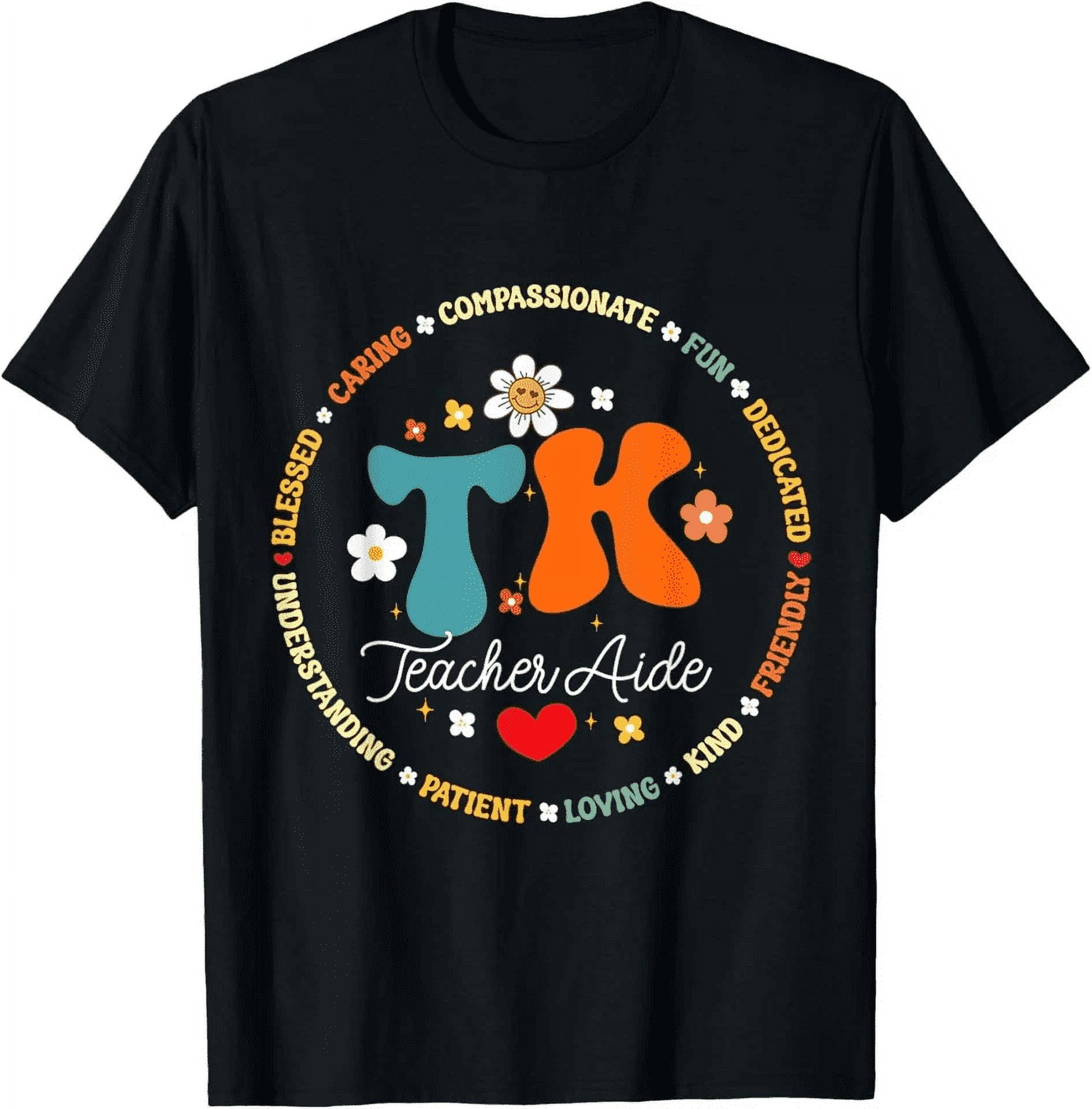 TK Teacher Aide Squad Transitional-Kindergarten Back School T-Shirt ...